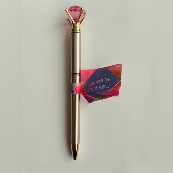 Ballpoint Pen | Accessories | New Pen With Pink Diamond Shape On Top ...